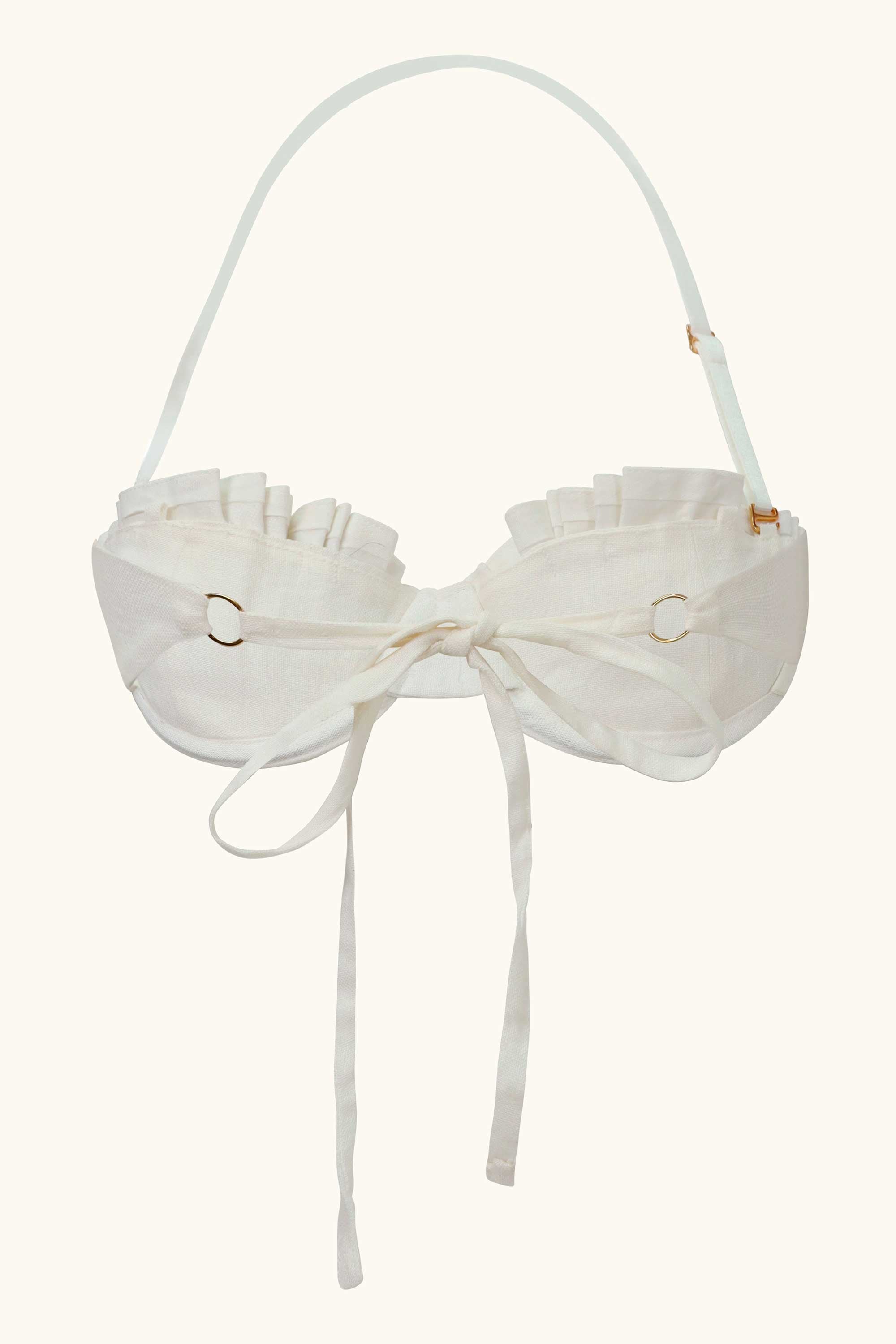 Seashell Bra Top Ivory White – Idáh