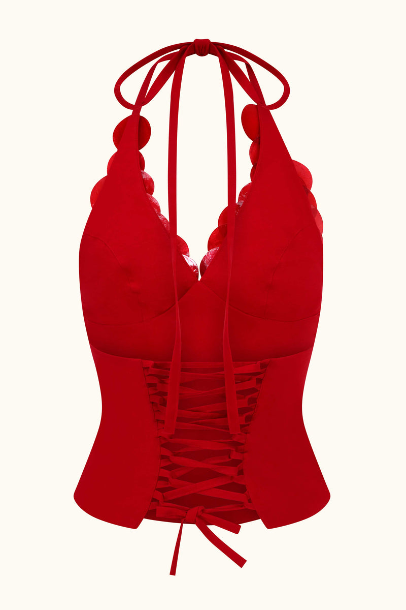 Siren Top ~ Ruby Mother of Pearl – Idáh